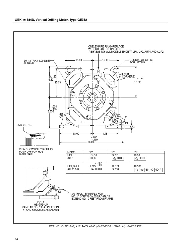 Ge Ge752 User Manual 74 75 | PDF | Machines | Equipment