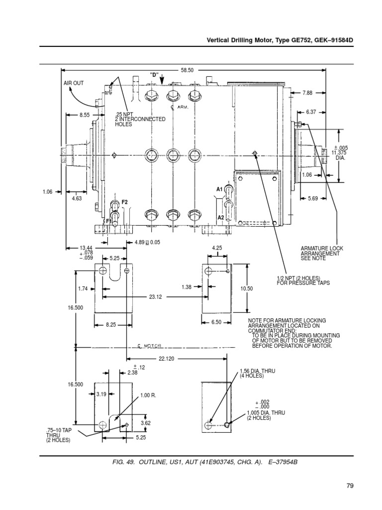 GE752 Vertical Drilling Motor Specs | PDF | Mechanical Engineering ...