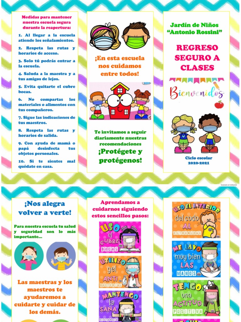 FOLLETO Regreso Seguro A Clases | PDF