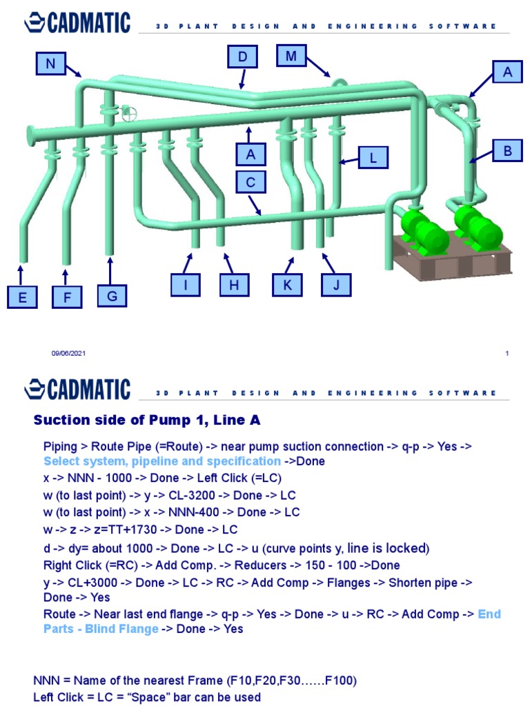 02 B. Route Pipe Example | PDF | Mechanical Engineering