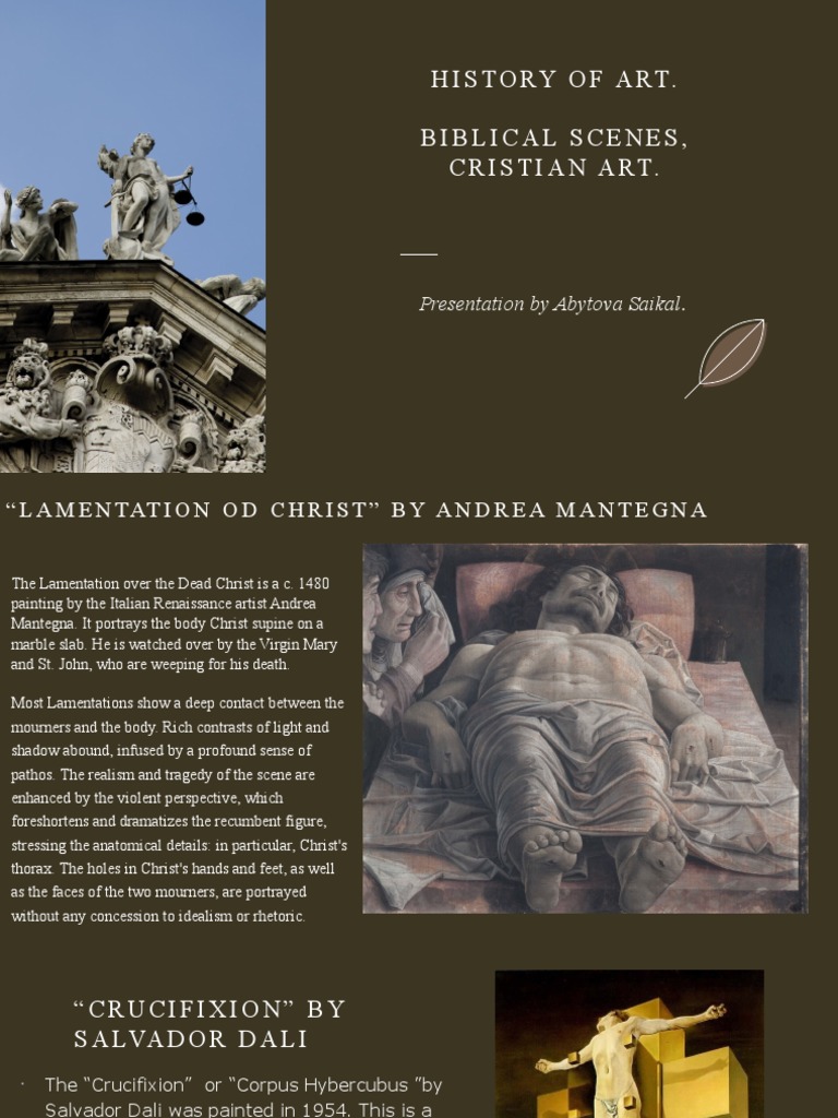 History of Art. Biblical Scenes, Cristian Art.: Presentation by Abytova ...