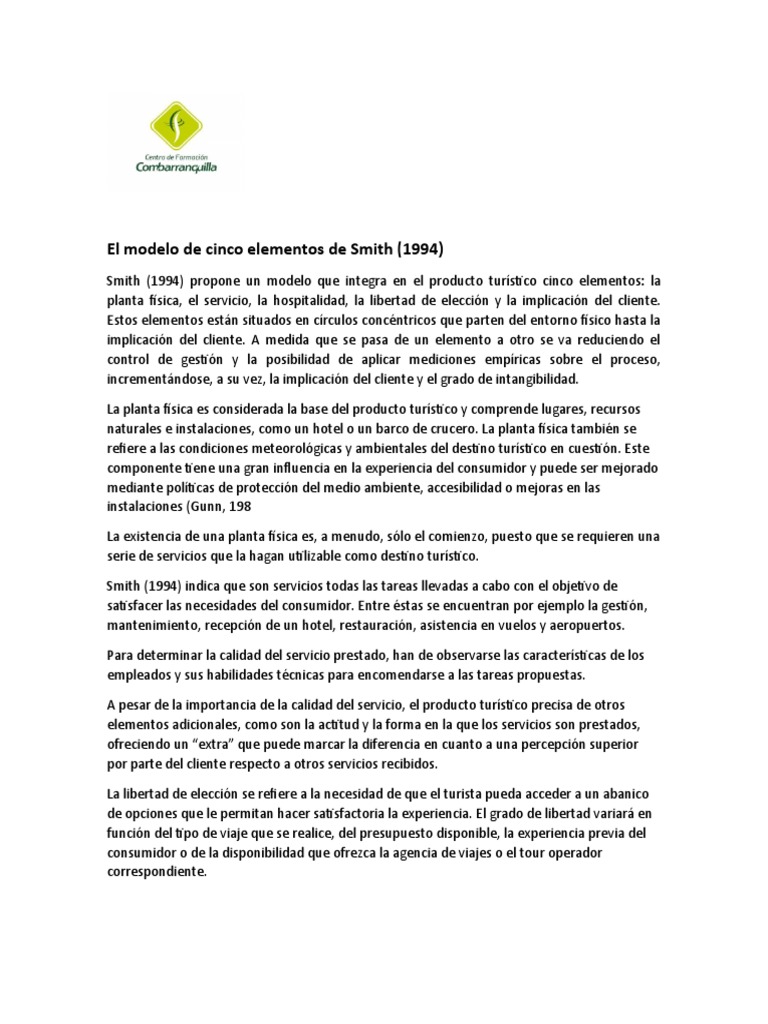 El Modelo de Cinco Elementos de Smith | PDF