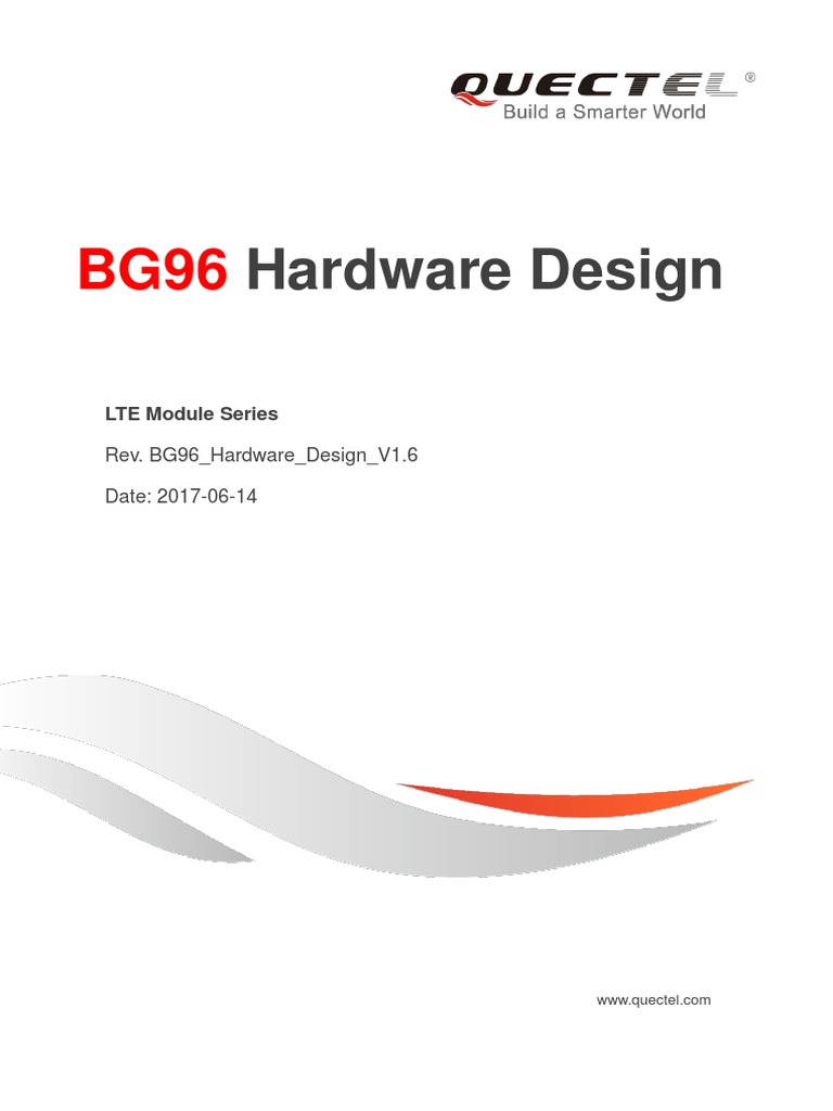 Quectel BG96 Hardware Design V1.6 | PDF | General Packet Radio Service ...
