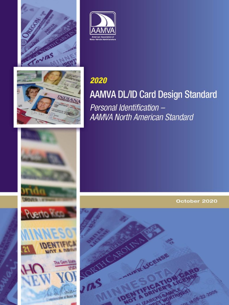 AAMVA 2020 DLID Card Design Standard - Final | PDF | Identity Document ...
