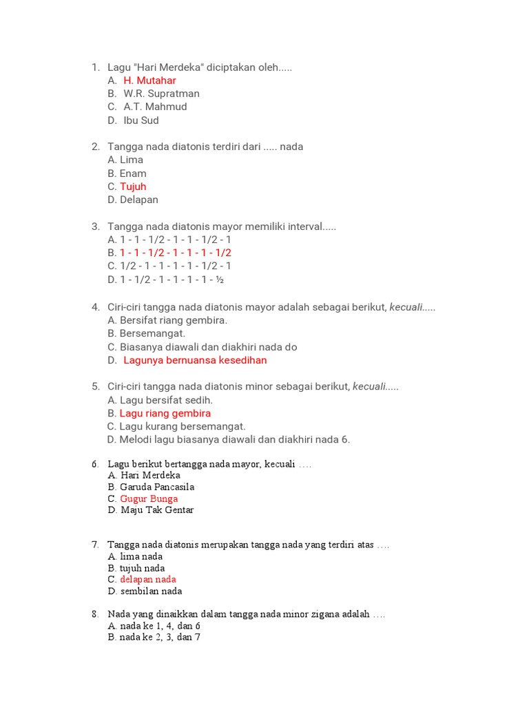 SBDP Tema 2 Sub Tema 1 Kelas 5 | PDF