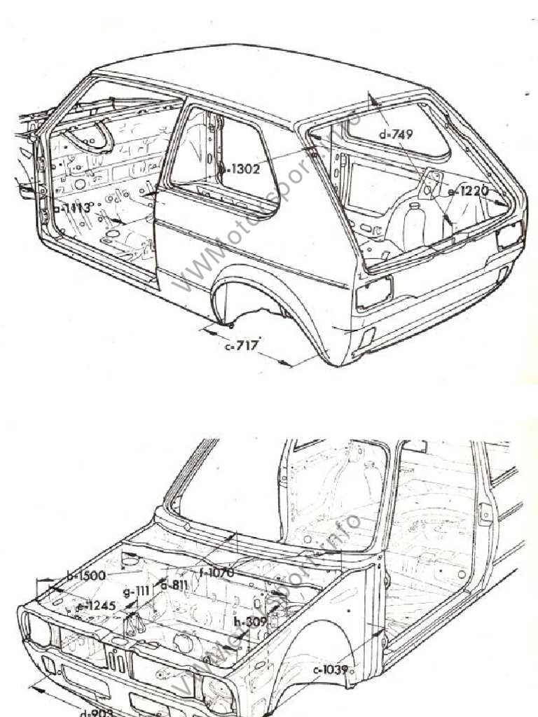 VW Motorsport Golf 1 Dimensions | PDF