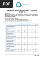 Dass y Depression Anxiety Stress Scales Youth Version | PDF | Anxiety ...