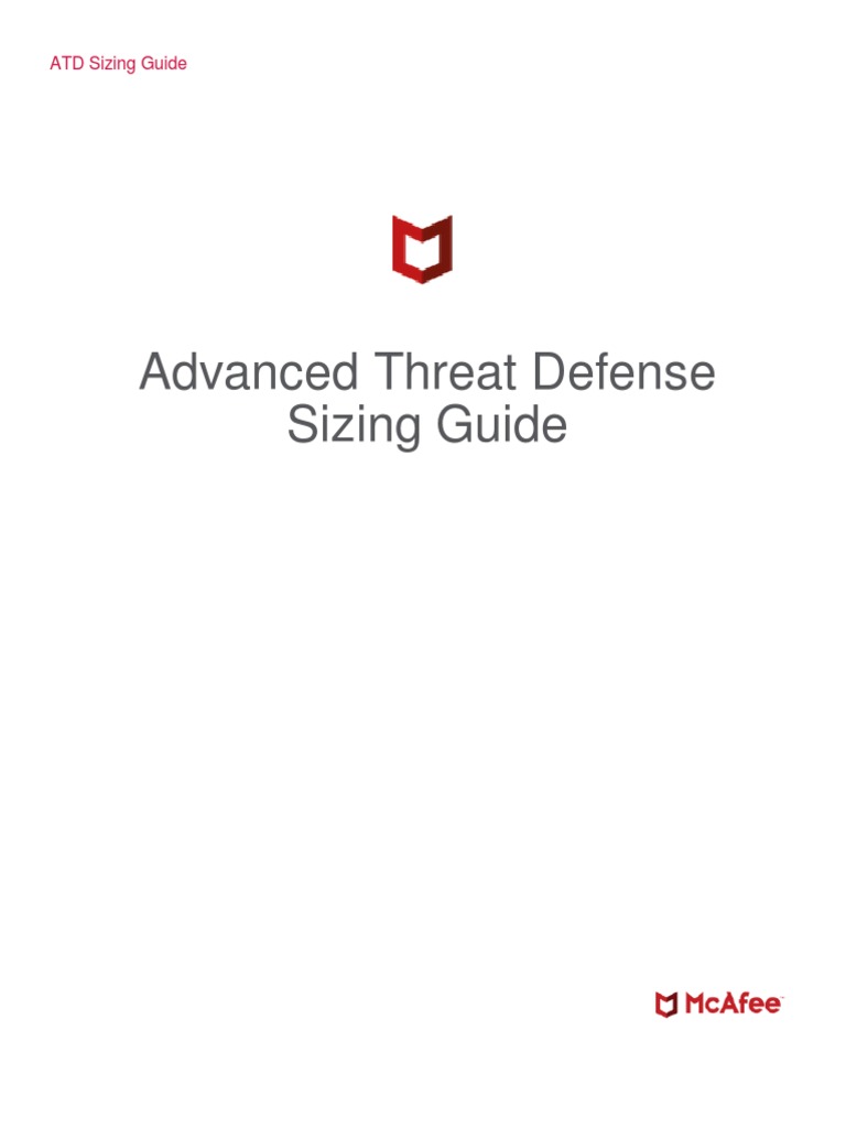ATD Sizing Guide | PDF | Malware | Antivirus Software