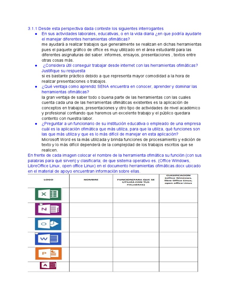 Guia de Herramientas Ofimaticas | PDF | Microsoft Office | Software de la aplicacion