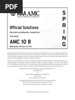 AMC 10B Solution | PDF