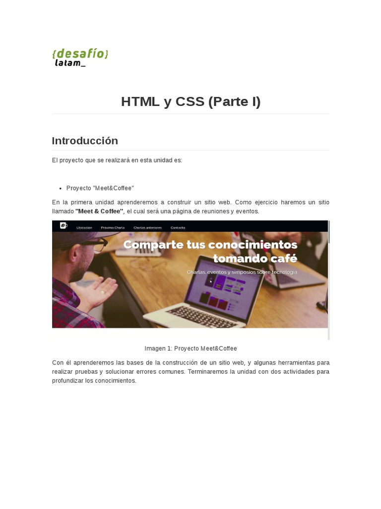 Lectura - HTML y CSS (Parte I) | PDF | HTML | Red mundial Lectura - HTML y CSS (Parte I) | PDF | HTML | Red mundial
