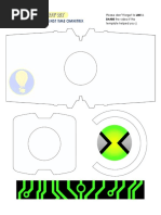 OMNIVERSE ULTIMATRIX OMNITRIX Template | PDF