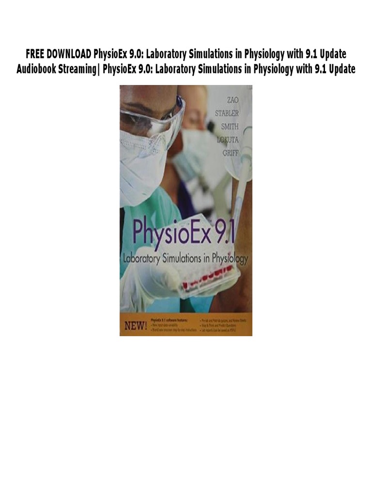 Free Download PhysioEx 9.0 Simulations | PDF