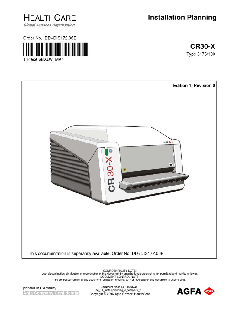 Installation Planning CR 30-X System 1.0 | PDF | Ac Power Plugs And ...