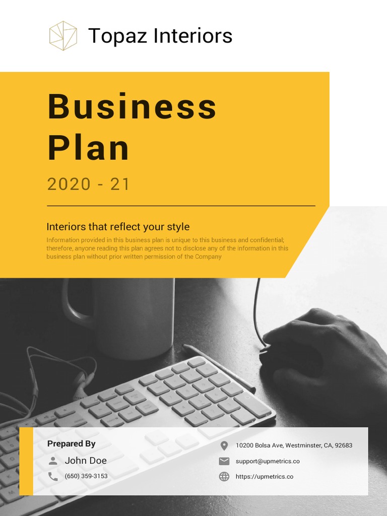 Interior Design Business Plan Example | PDF | Sales | Marketing