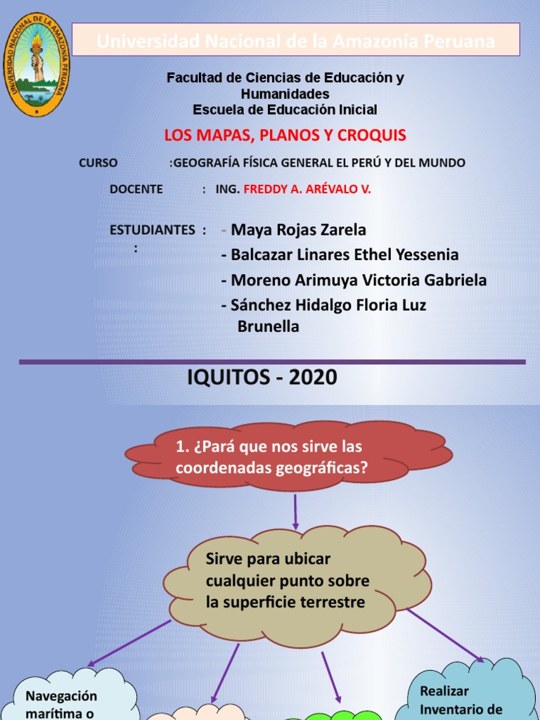 Mapas, Planos y Croquis: Conceptos Clave | PDF | Mapa | Cartografía