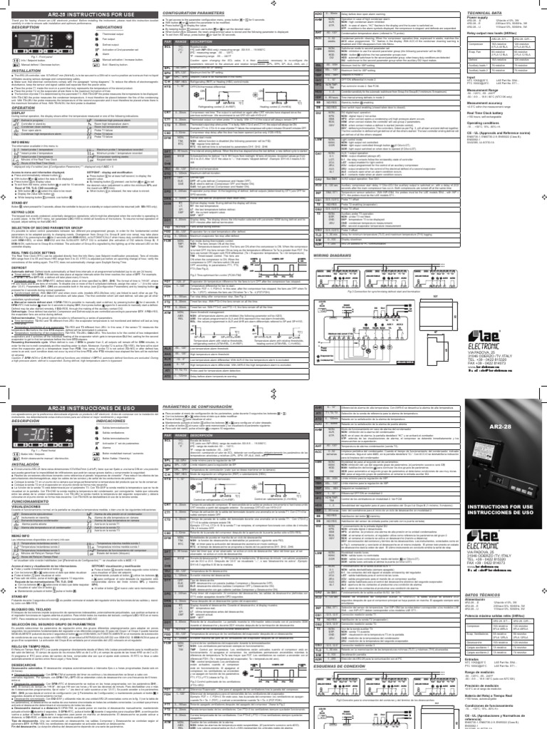 Controlador Autocontenida | PDF | Thermostat | Parameter (Computer Programming)