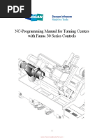 G75 Fanuc Grooving Cycle Example | PDF | Numerical Control | Tools