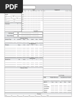 Rolemaster Express Double-Sided Character Sheet (English) | PDF | Role ...