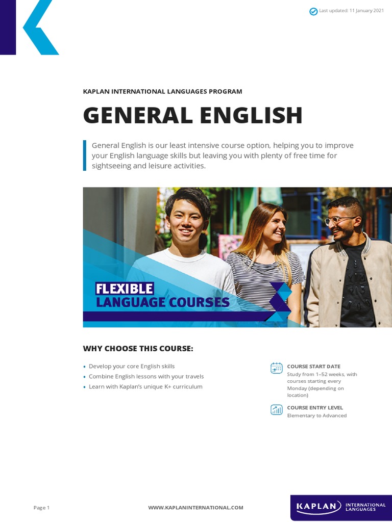 General English Course Overview | PDF | English Language | Learning