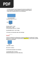 Ejercicios de Cubicaje y Estiba | PDF | Transporte | Envío