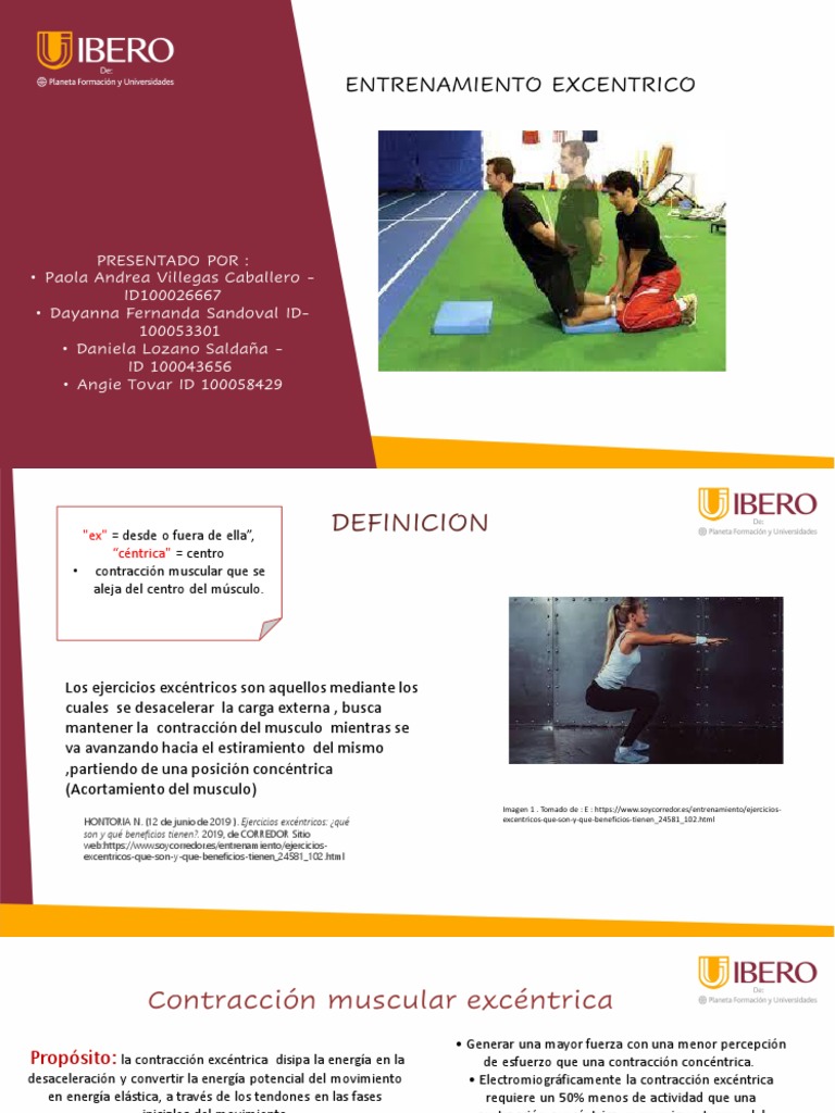 Ejercicios Excéntricos: Definición y Beneficios | PDF | Contracción ...