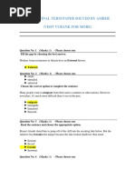 MTH100 Midterm Exam Questions | PDF | Matrix (Mathematics) | Determinant
