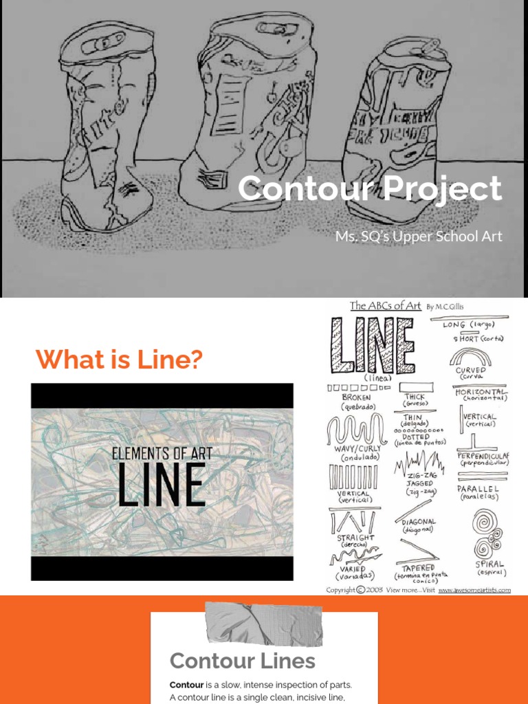 Contour Line Project | PDF | Drawing | Vision