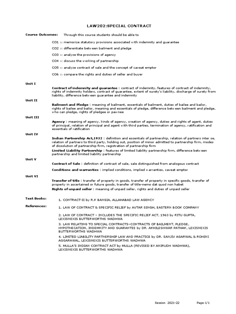 FRM Course Syllabus IPDownload | PDF | Guarantee | Legal Liability