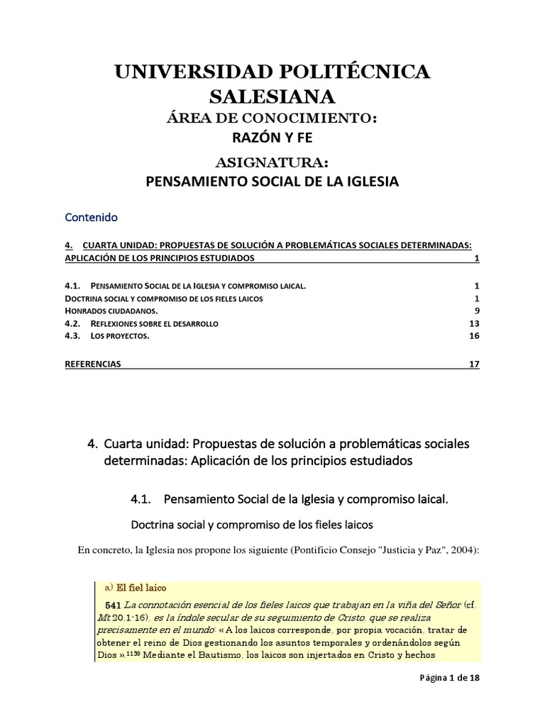 Psi-Unidad 4 - P58 | PDF | Iglesia Católica | Verdad
