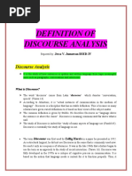Difference Between Text and Discourse | PDF | Discourse | Linguistics
