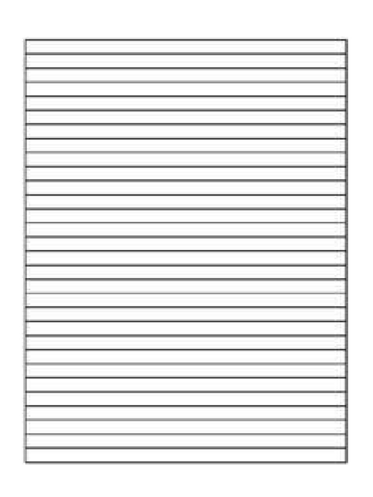 Plantila para Escribir en Hojas Blancas | PDF