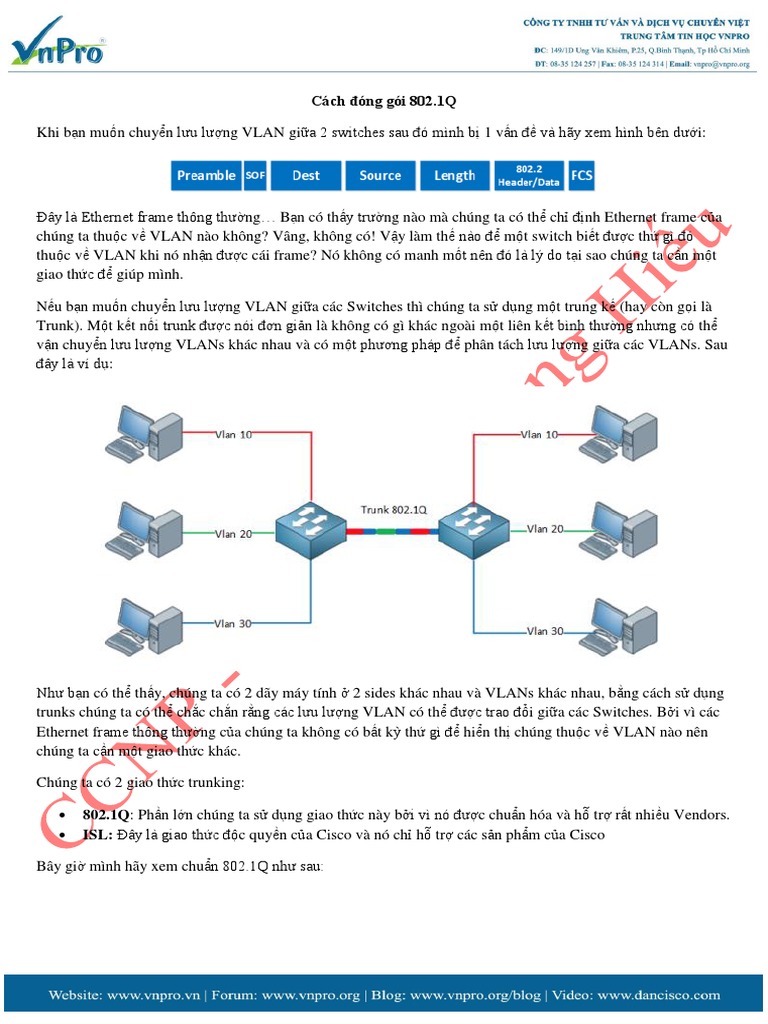 802.1Q Encapsulation Explained | PDF 802.1Q Encapsulation Explained | PDF