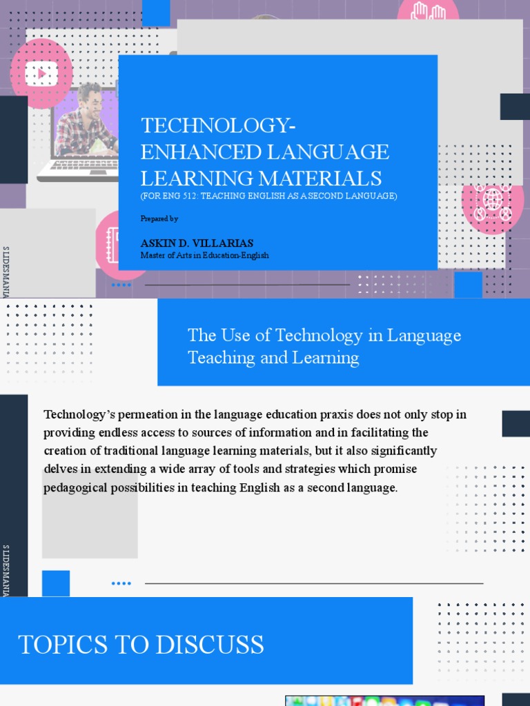 Technology-Enhanced Materials (ENG 512) | PDF | Educational Technology ...