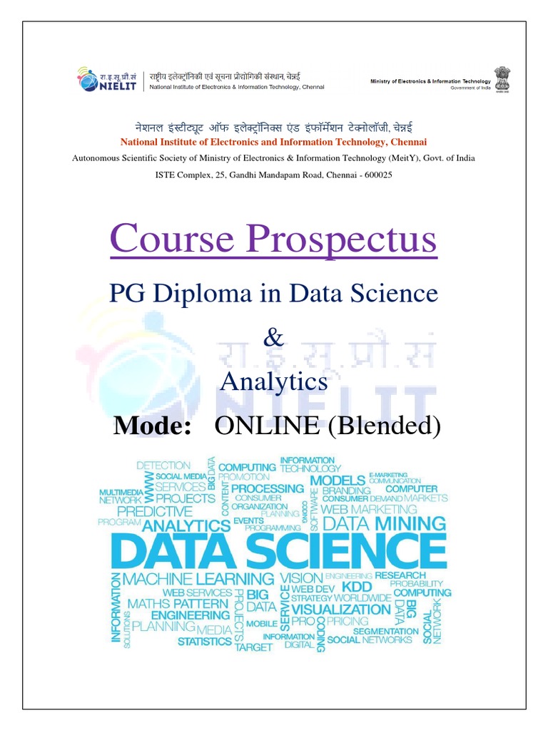 PG Diploma in Data Science & Analytics | PDF | Identity Document | Data ...