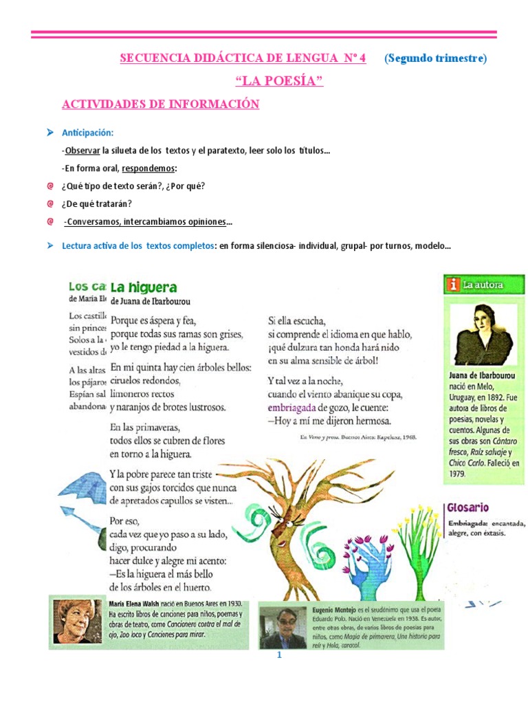 Secuencia POESÍA | PDF | Adjetivo | Rima