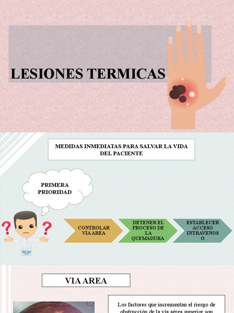 Lesiones Termicas | PDF | Quemar | Edema