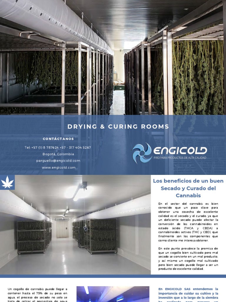 Cuartos de Secado Cannabis Industrial - Engicold SAS - v3 | PDF