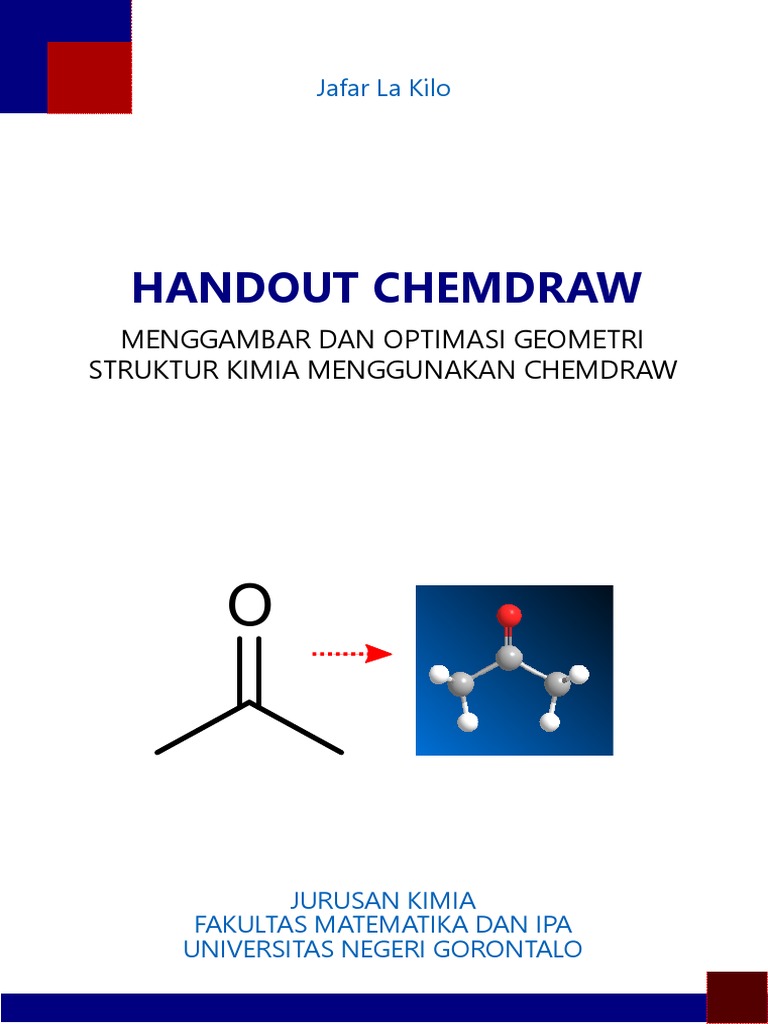 Handout Chemdraw | PDF | Metode & Bahan Ajar | Komputer