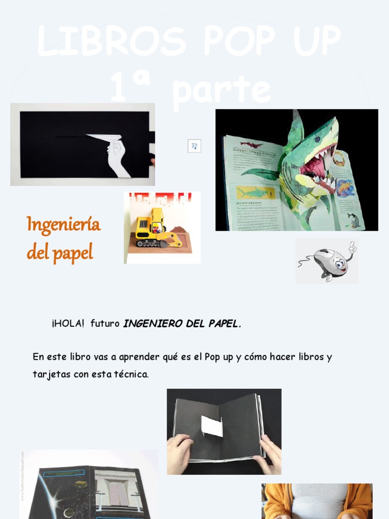 Técnicas para Hacer Libros Pop-Up | PDF | Hogar, jardinería y bricolaje ...