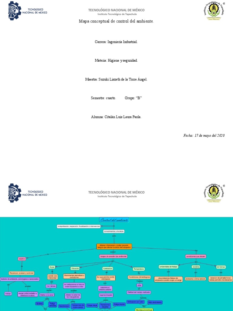 Mapa Conceptual de Control Del Ambiente-Laura Paola Citalan Luis-4B | PDF