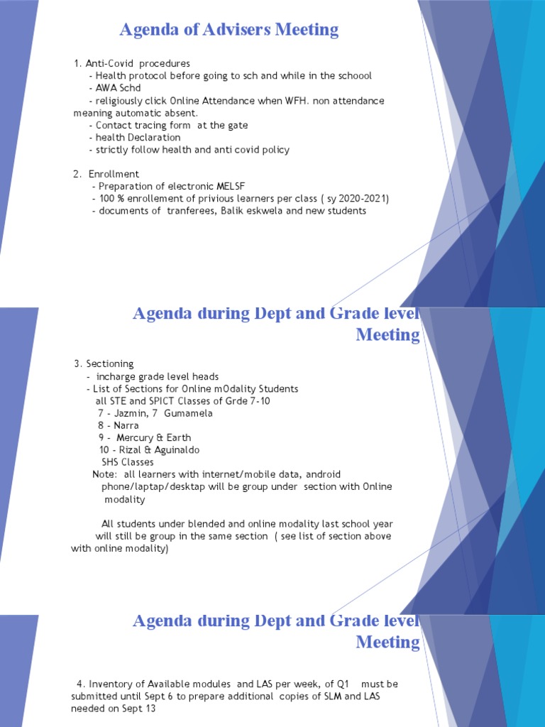 Reminders Before The Opening of Classes | PDF | Teachers | Lesson Plan