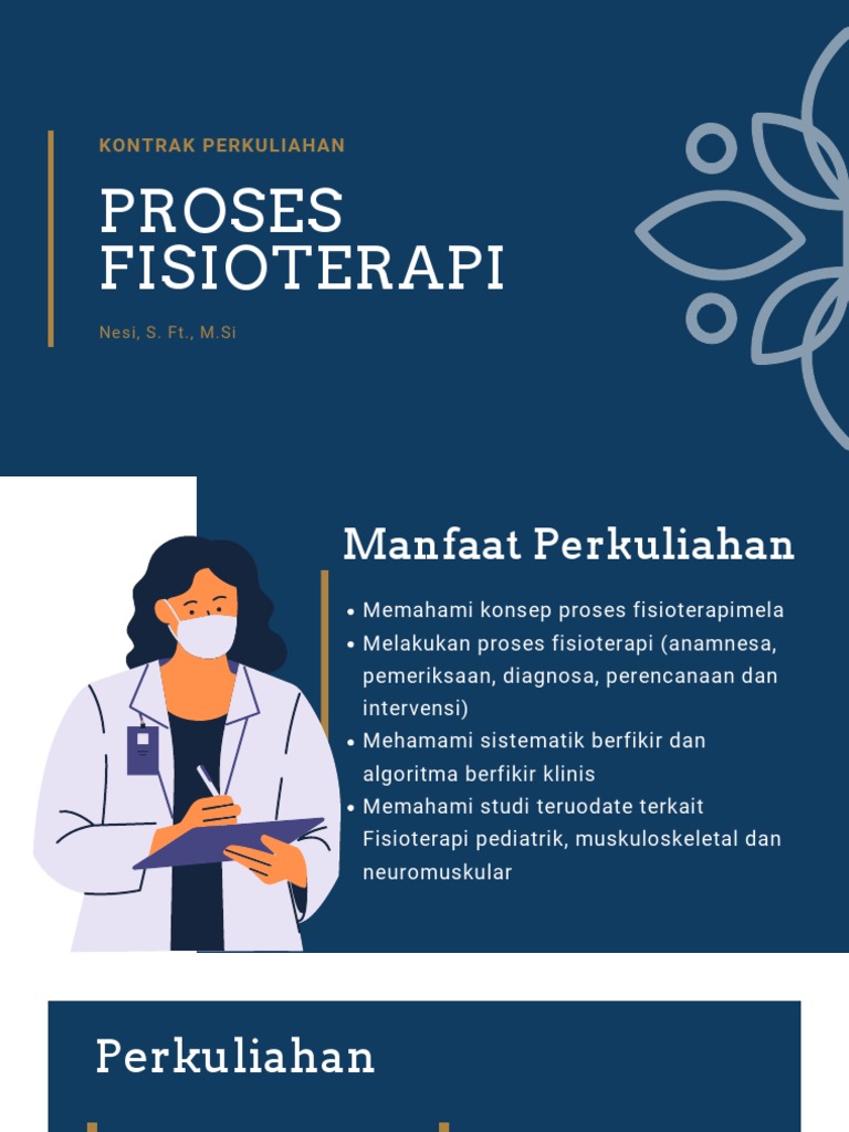 Proses Fisioterapi: Kontrak Kuliah | PDF
