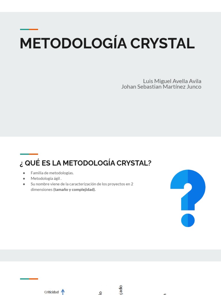 Metodologia Crystal | PDF | Software | Informática