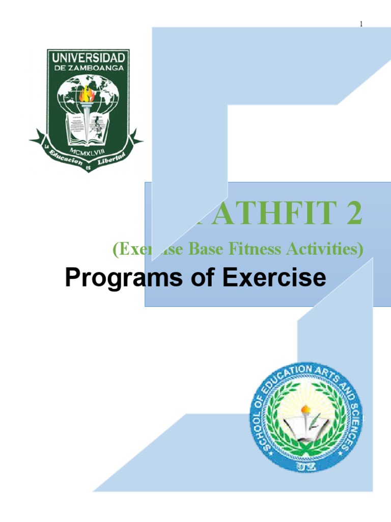 Programs of Exercise: Pathfit 2 | PDF | Physical Fitness | Management ...
