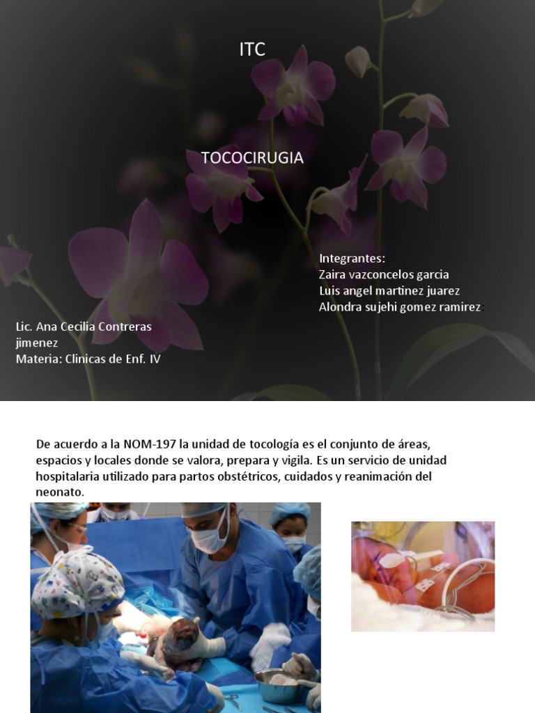 Unidad de Tococirugía: Funciones y Equipamiento | PDF | Parto | El embarazo
