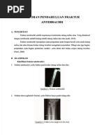 Fraktur Antebrachii: Diagnosis dan Pengobatan | PDF
