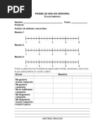 Escala Hedónica: Evaluación Sensorial | PDF | Gusto | Sabor