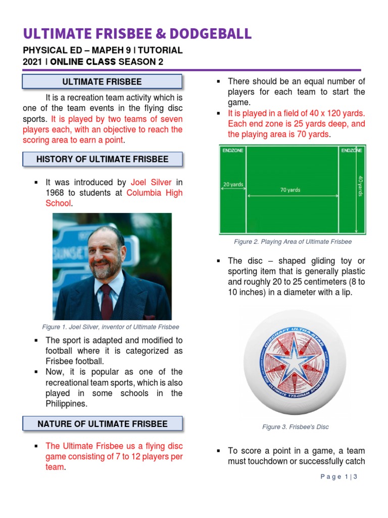 Ultimate Frisbee and Dodgeball Guide | PDF | Leisure | Ball Games