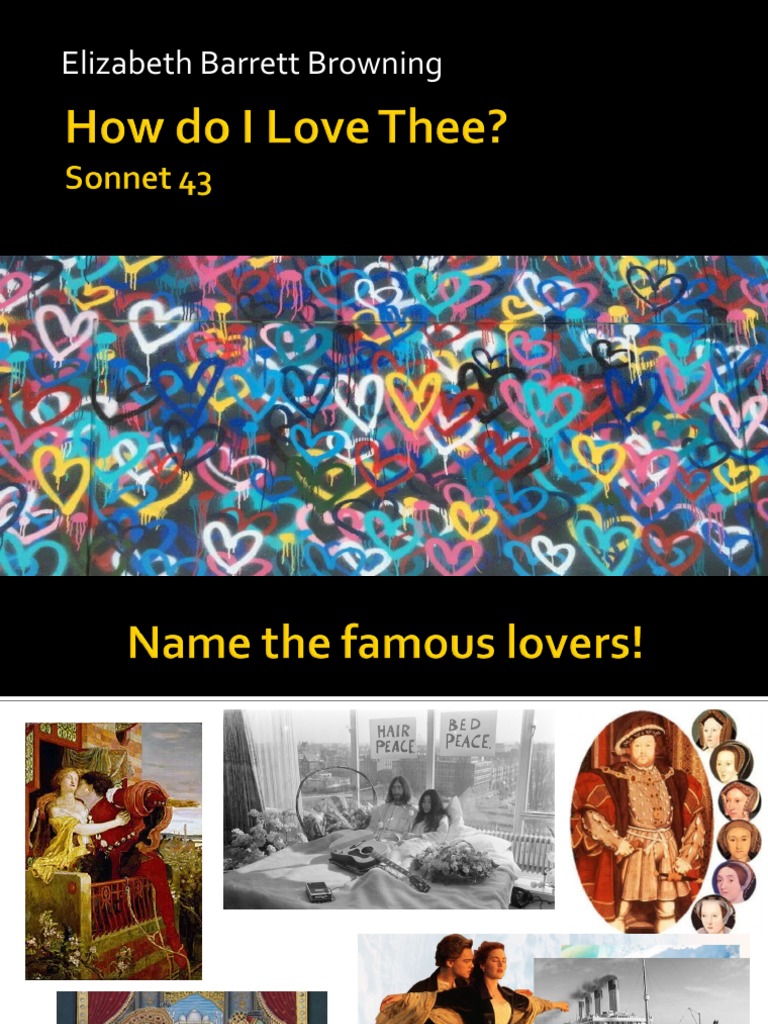 Elizabeth Barrett Browning | PDF | Poetry | Sonnets